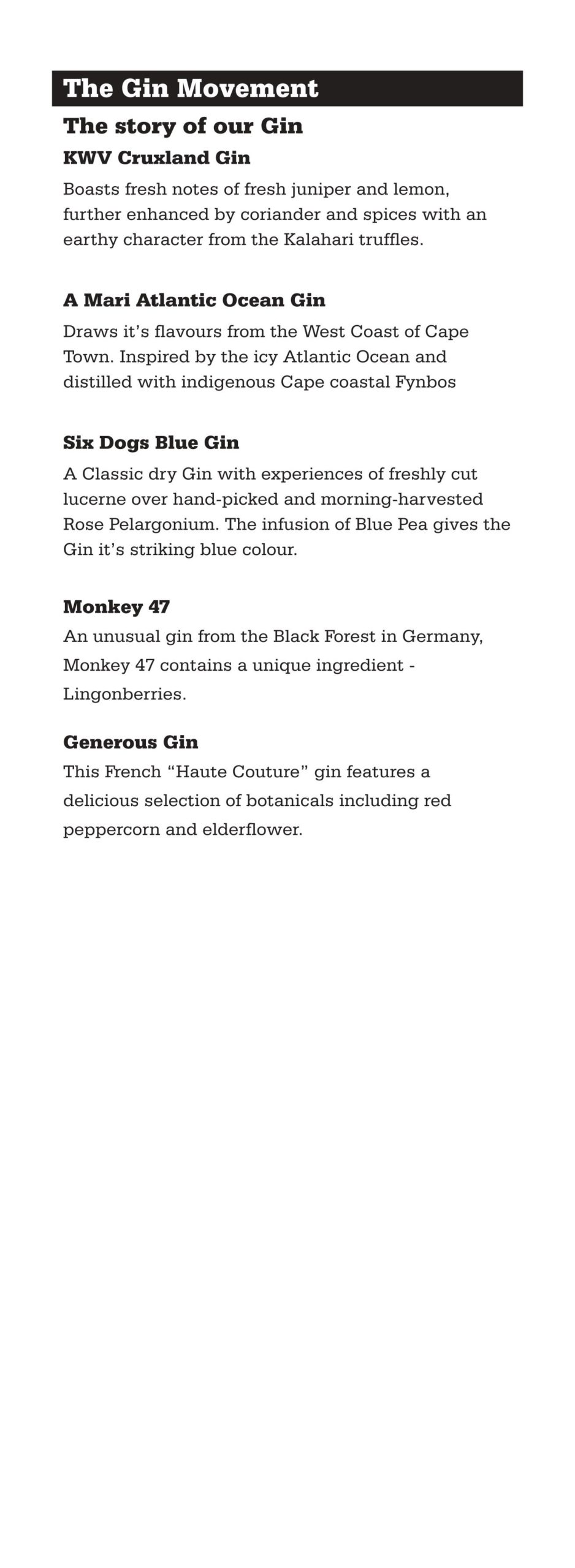 Menus | The Local Grill